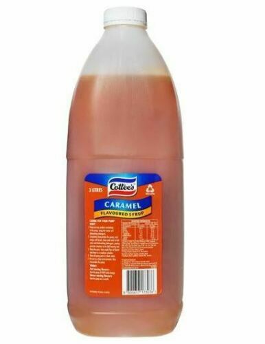 COTTEE'S Cottees Caramel Flavouring Syrup 3L Topping Milkshake ...