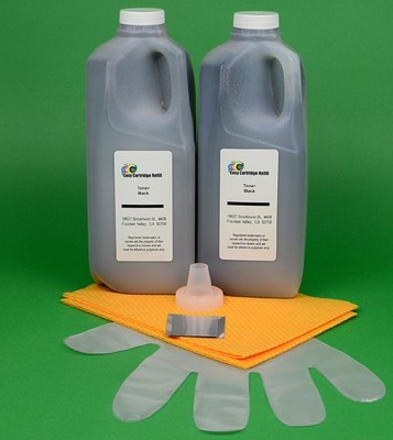 HP 82X 8100 8150 C4182X Two MICR Toner Refill Kits. 1800gr. 40K Pages ...