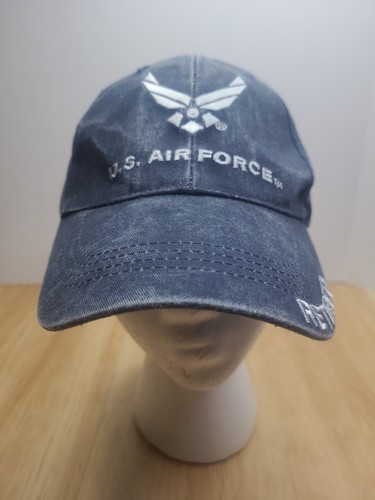 U.S. Air Force Retired Insignia Baseball Cap Hat Washed Navy Blue ...