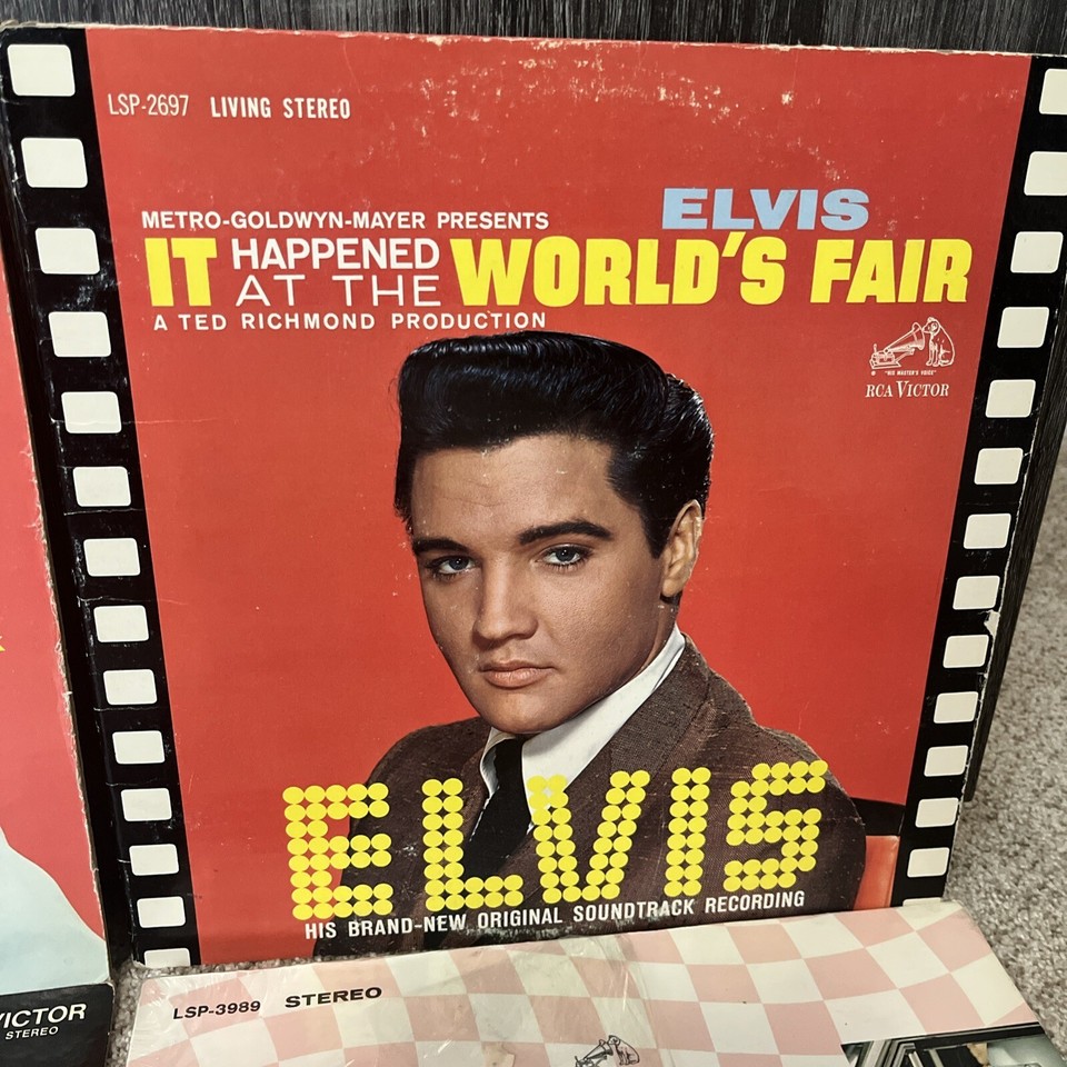 Lot Of 4 Elvis Presley Vinyl Records Rare First Pressing | eBay