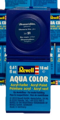 Revell Aqua Color 36151, Gloss Ultramarine Blue | eBay