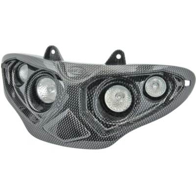Mask Light 4 Lights Halogens Carbon Look Gilera 125 Runner VX 4T 2000 ...