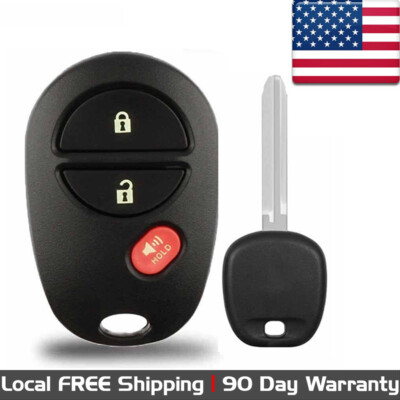 1x New Replacement Keyless Entry Remote Control Key Fob For Toyota ...