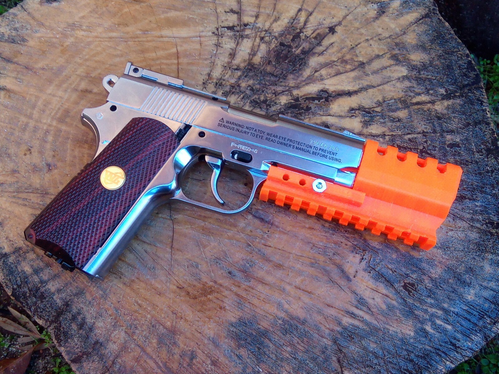 J.W. Frame Mount Compensator with 10-Slots Rail for 1911 Compact ...