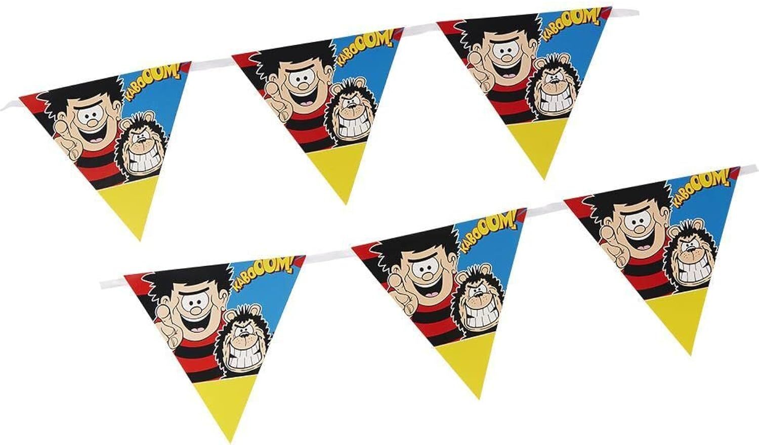 Smiffys 51548 Officially Licensed Beano Tableware Party Bunting, Unisex ...
