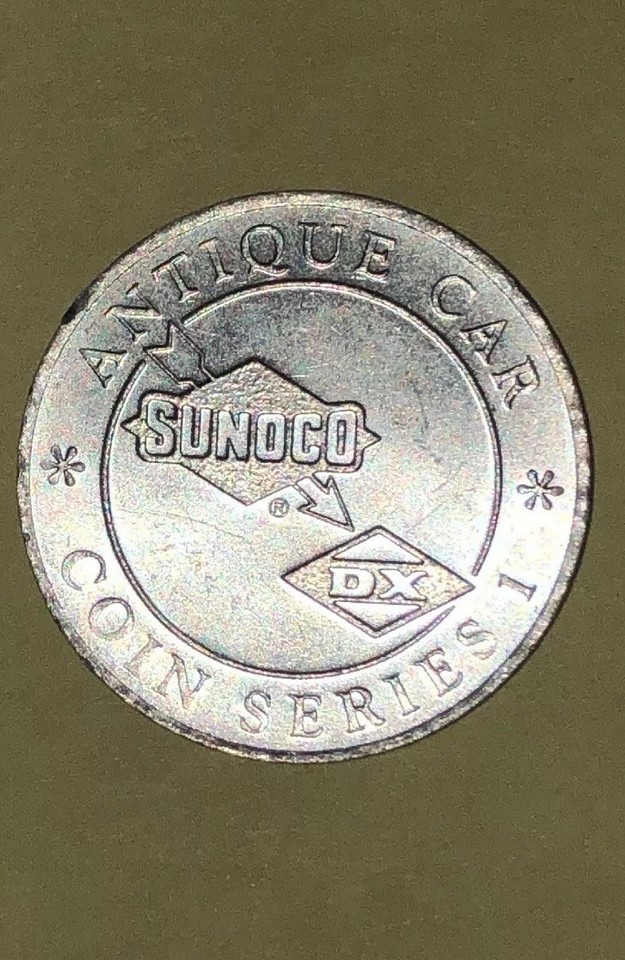 Sunoco DX Antique Car Coin Game Series 1 1968 Detroit Electric 1921 ...