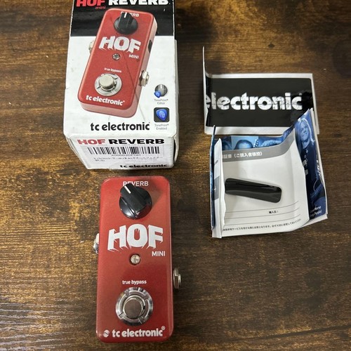 TC Electronic HOF Mini Reverb Pedal True Bypass Compact Guitar Effects ...