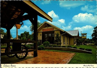 Lebanon Station Vintage Postcard - Restored 1800s Train Station | eBay