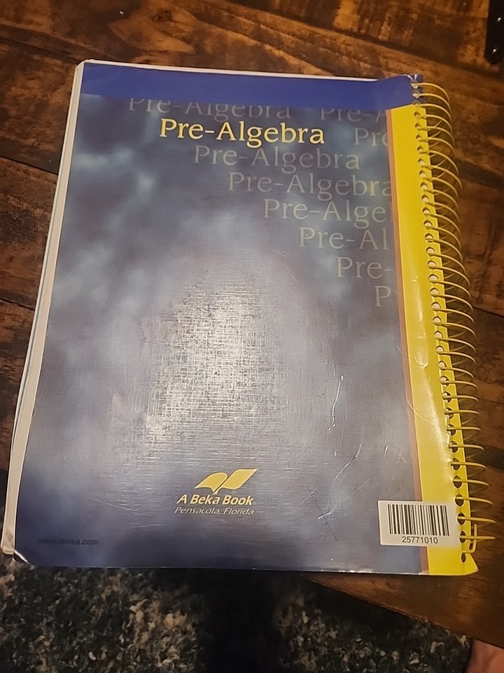 A Beka Pre Algebra Teacher Key Basic Mathematics II 2nd Ed PaperBack ...