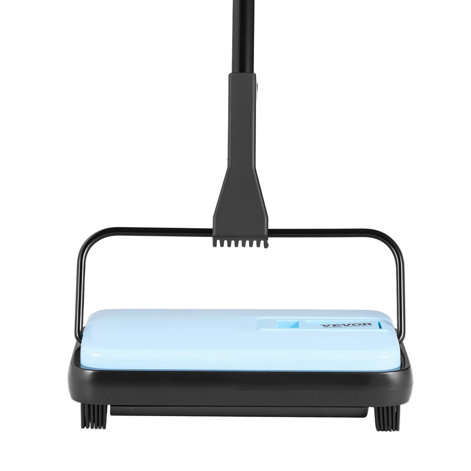 VEVOR Carpet Sweeper Manual, Floor Sweeper with 300 ml Dustbin Capacity ...
