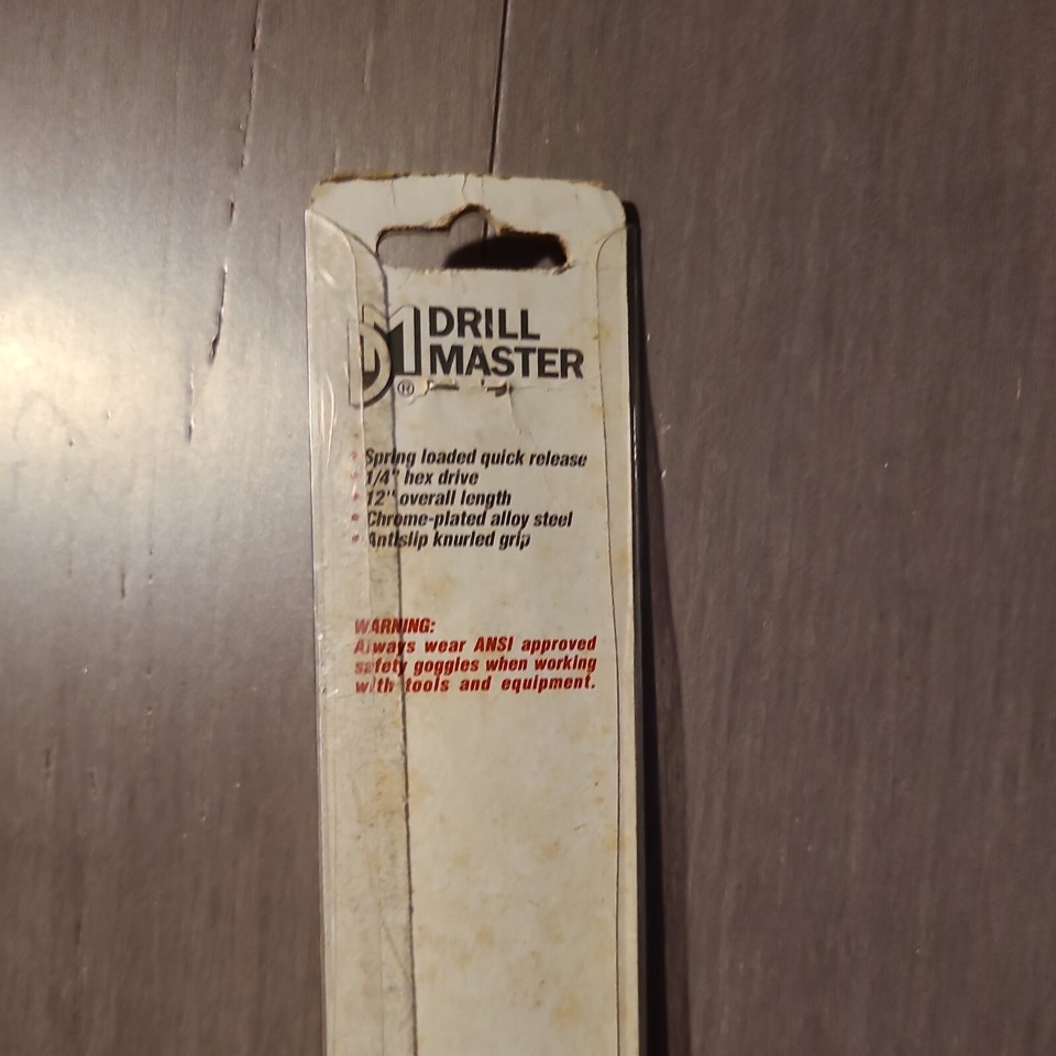 Drill Master Drill Bit Extender 12" - 1/4" Hex Drive | eBay