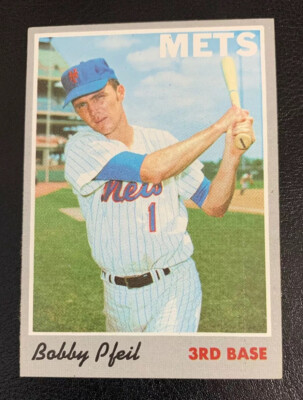 1970 Bobby Pfeil # 99 New York Mets NY Topps Baseball Card | eBay