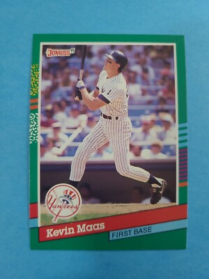 KEVIN MAAS 1991 DONRUSS BASEBALL CARD # 554 F7024 | eBay