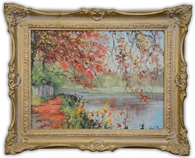 Joseph Monk BSOA Canadian Impressionist oil Autumn River Landscape | eBay