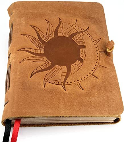 Sun & Moon Journals for Writing Women - Leather Sun & Moon - Lined Paper | eBay