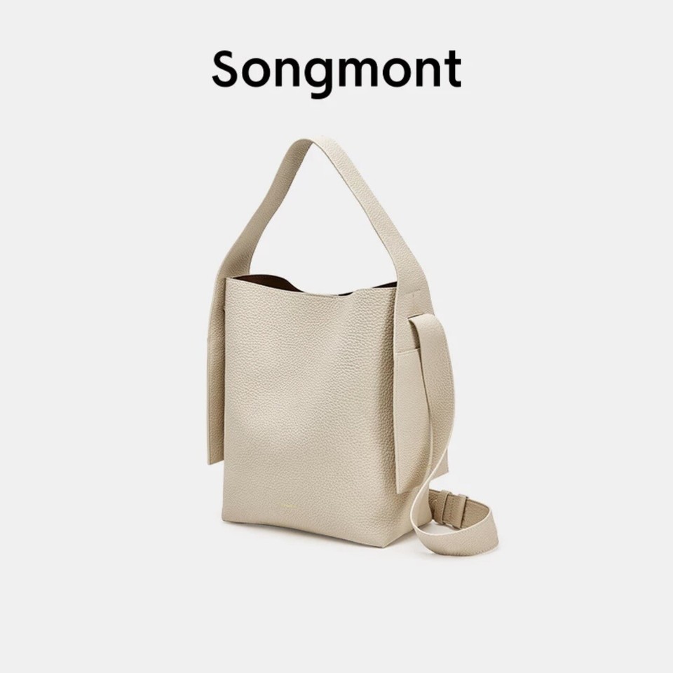 Songmont 2024 Hanging Ear Tote Bag, Denim Shoulder Crossbody Bag Size M ...
