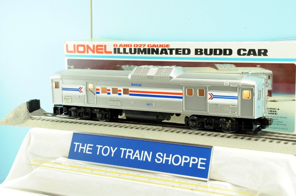 LIONEL 8871 AMTRAK BUDD RDC-4 LIGHTED BAGGAGE/MAIL CAR. TESTED. NEW IN ...