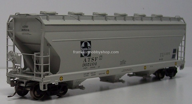 InterMountain Santa FE 40' 12 Panel Boxcar 46023 ATSF HO Scale Diagonal ...
