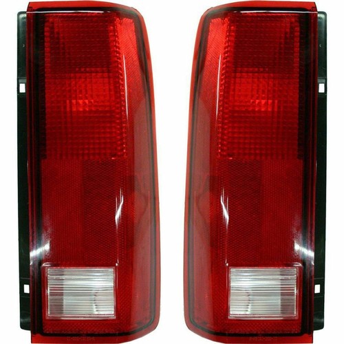 Tail Light Lens and Housing Set of 2 LH & RH Side Fits Safari Chevrolet ...