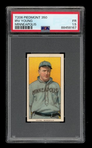 1909-11 T206 Set-Break Irv Young Minneapolis Piedmont PSA 1.5 FR | eBay
