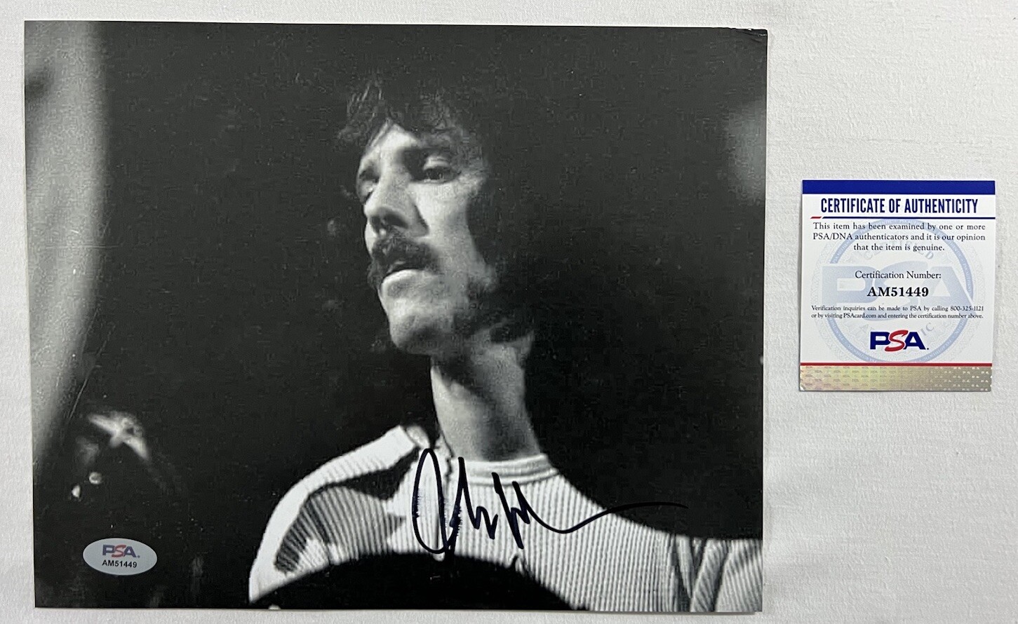 JOHN DENSMORE SIGNED 8x10 PHOTO THE DOORS DRUMMER AUTHENTIC AUTOGRAPH ...