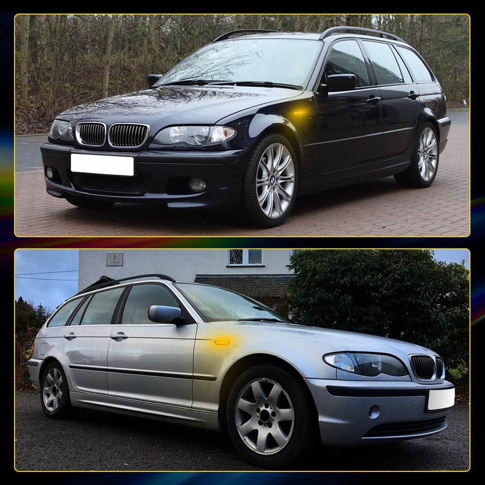 4x LED Sequential Side Marker Lights For BMW E60 E61 E82 E88 E83 E46 E84 E90 EOA | eBay