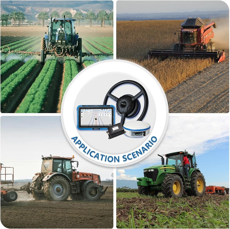 JY305 Tractor GNSS Guidance System and Autosteer System with Tablet and ...