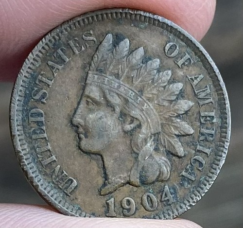 1904 INDIAN HEAD Cent - 1 Penny USA - VERY NICE - FULL LIBERTY - DIAMOND - L77 | eBay