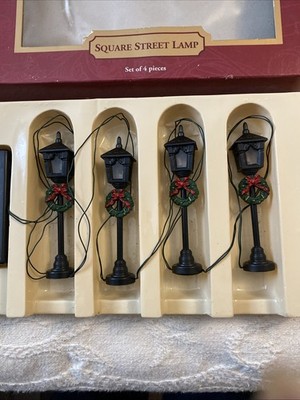 Model Railroad Street Lamp Post Lights 4 Piece Set | eBay
