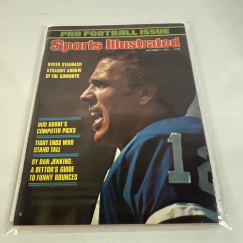 Sports Illustrated September 4 1978 Roger Staubach Dallas Cowboys pro ...