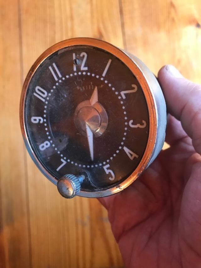 1958 1959 1960 1961 1962 CORVETTE 1955 1956 CHEVY CLOCK GM With ...