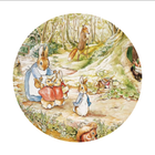 Round Peter Rabbit Backdrop Baby Shower Birthday Party Photo Background ...