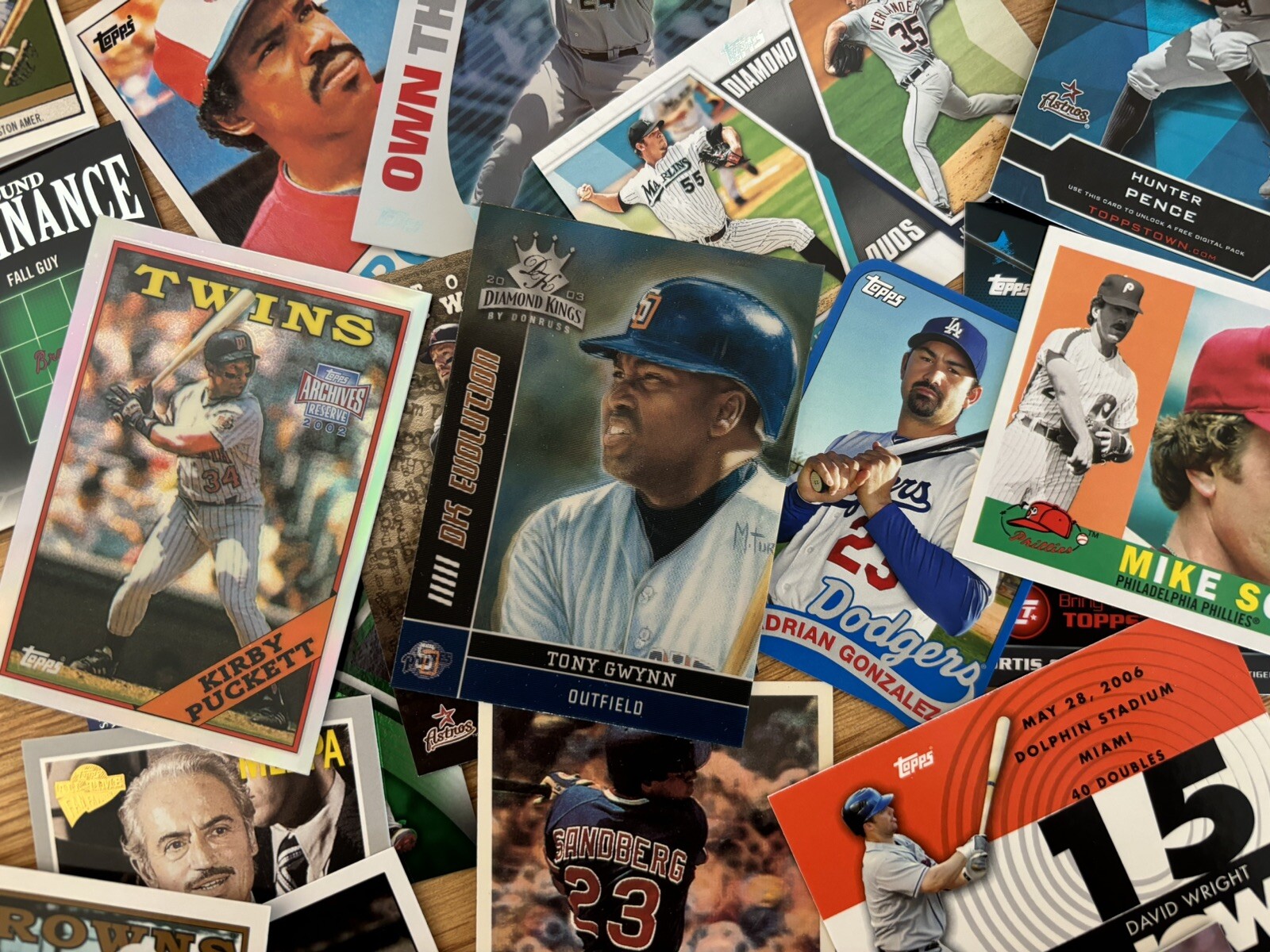 1990s-2000s MLB Baseball Card Lot of 50 HOF & Star Inserts & Parallels ...