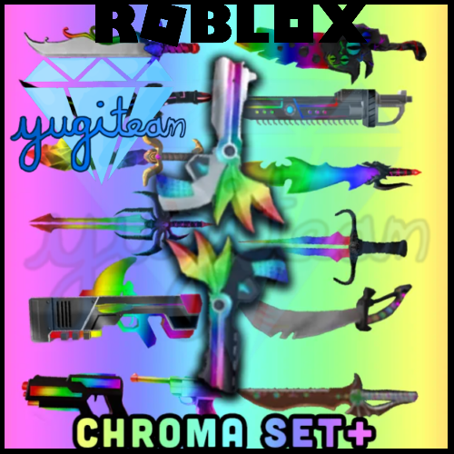Roblox Murder Mystery 2 MM2 Chroma Godly Knives & Guns Fast Shipping ...