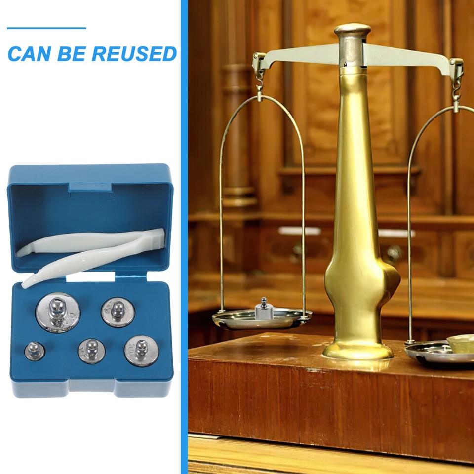 1 Set Digital Scale Calibration Weight Steel Calibration Weight Grams ...