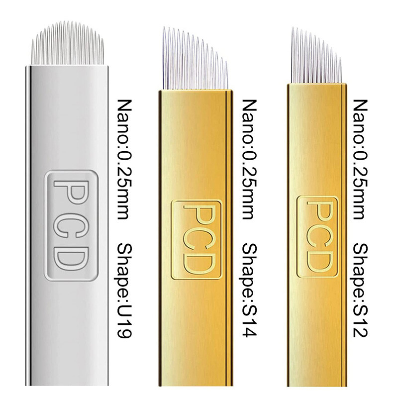 Makeup Eyebrow Tatoo Blade Microblading Needles For Embroidery Manual ...