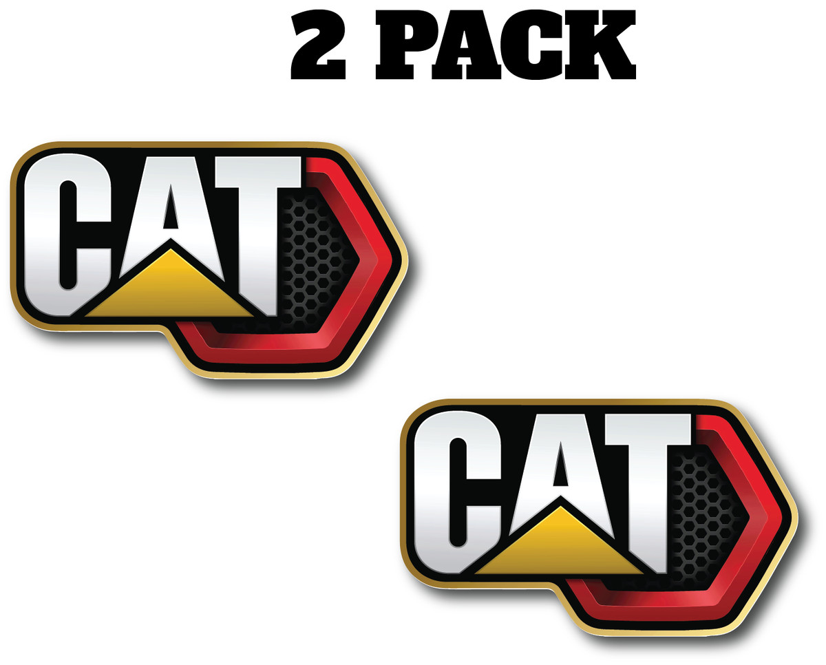 Caterpillar Logo Stickers