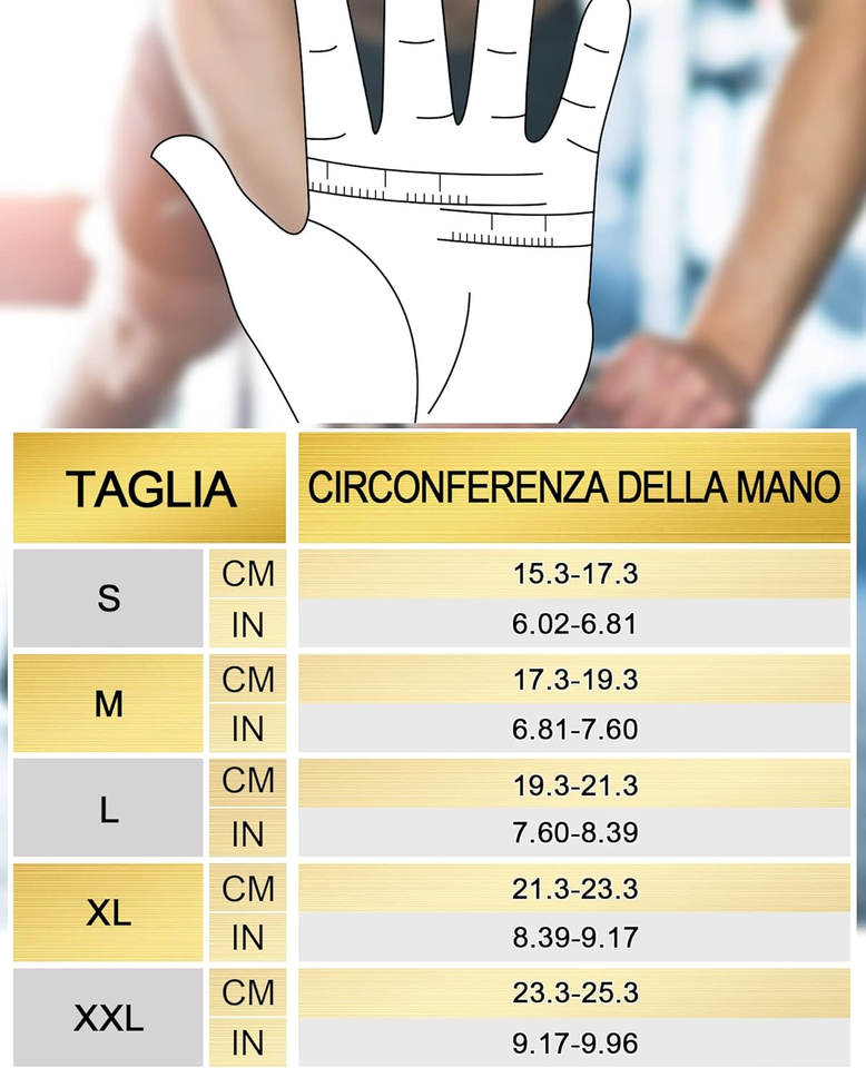 Guanti per Sollevamento Pesi Da Palestra, Protezione Completa Del Palmo ...