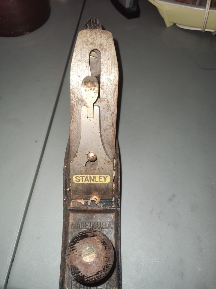 Vintage Antique Stanley Bailey No 5 Corrugated Bottom Wood Plane made ...