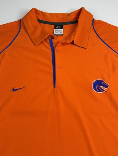 Nike Nike Boise State Broncos Polo Shirt Performance Stretch Dri-Fit ...