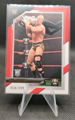 2022 Panini WWE NXT Red /199 #39 Sam Gradwell Rookie RC Wrestling Card ...