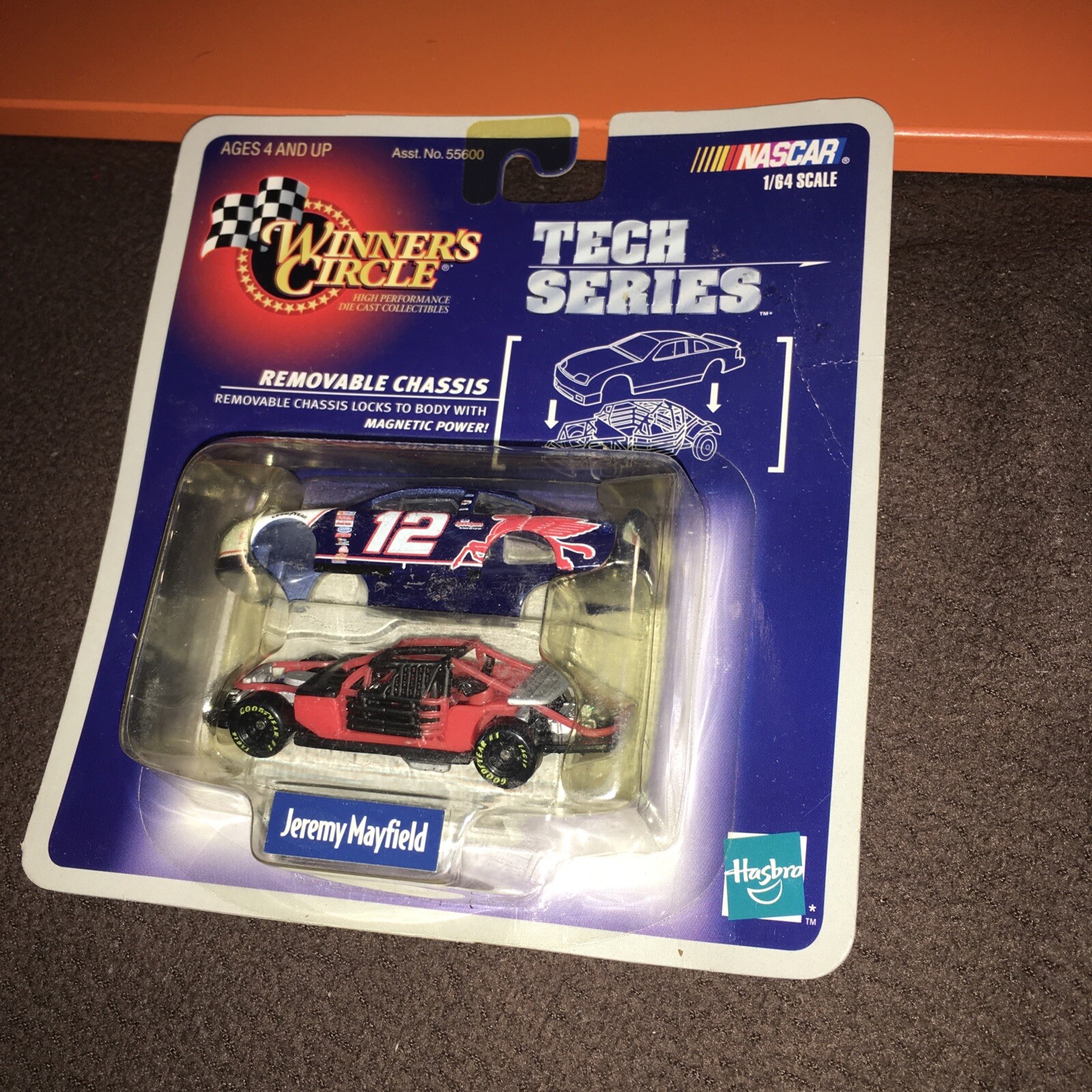 1998 NASCAR JEREMY MAYFIELD #12 MOBIL TECH SERIES 1/64 WINNERS CIRCLE ...