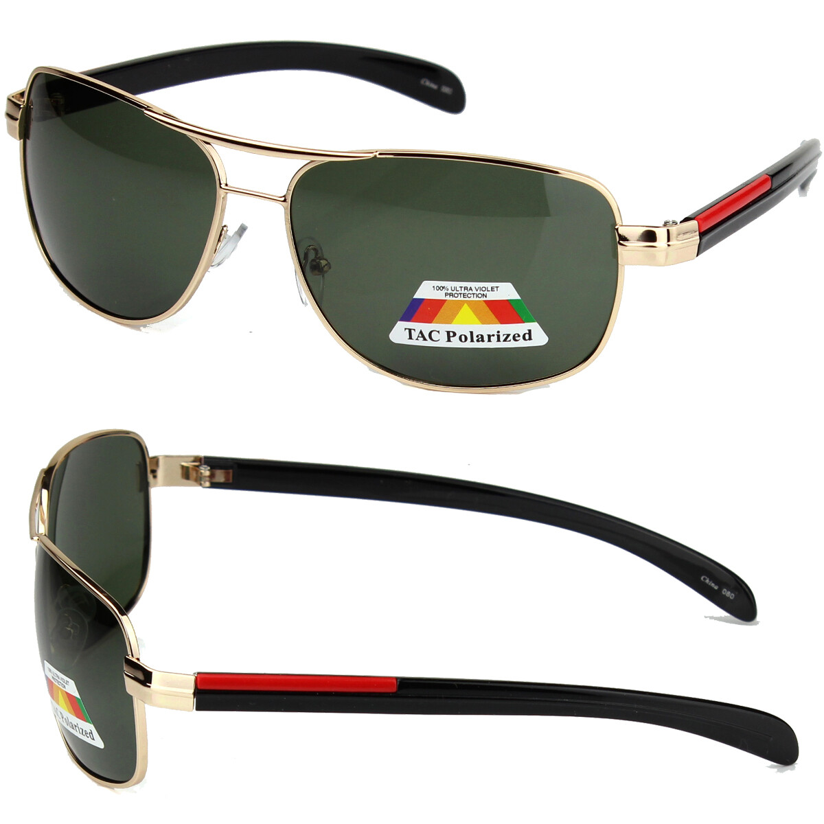 New Polarized Lens Pilot Mens Sunglasses Outdoor Sports Fashion Eyewear ...