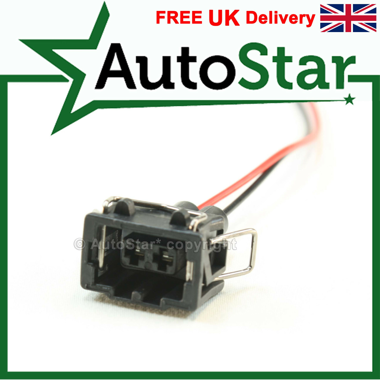 Jokon 95mm Round Light Lamp 2 Way Pin Connector Plug Elddis Caravan ...