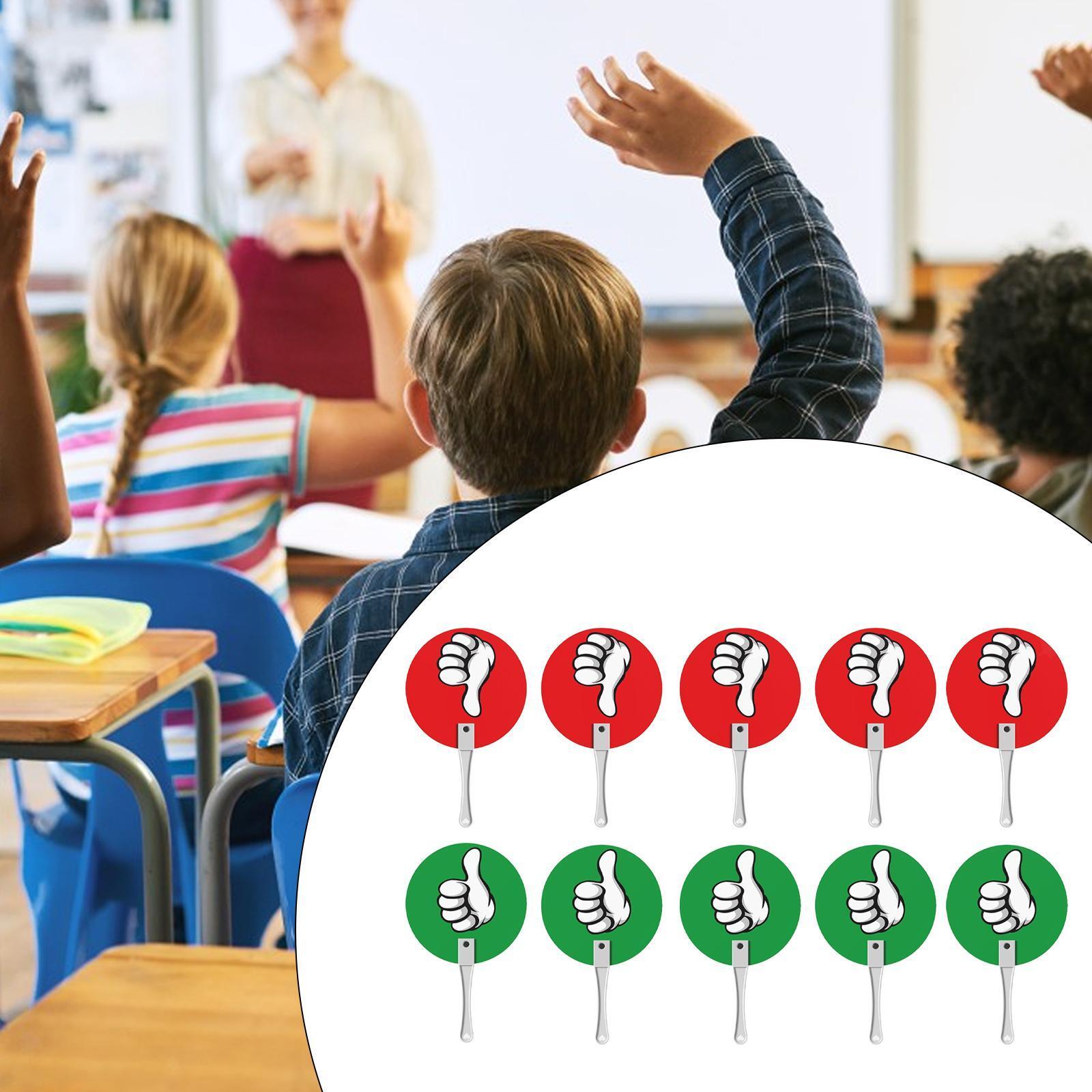 10x Classroom Voting Paddles True False Paddles for Game School ...