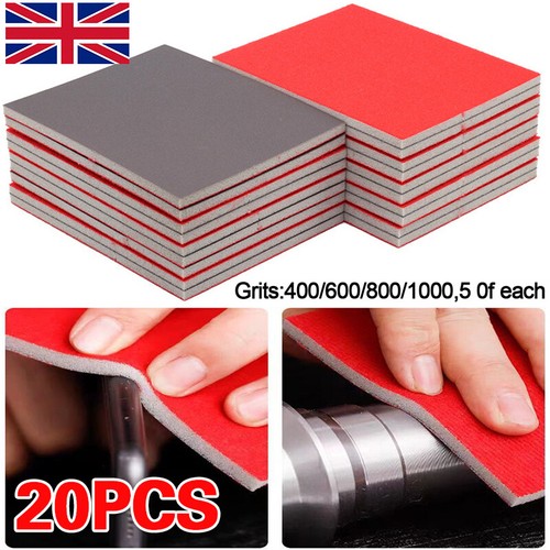 20Pcs Sanding Pads Paper For Body Car Round Fine Sandpaper UK | eBay UK