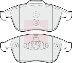 Apec PAD1650 Brake Pad Set for sale online | eBay UK