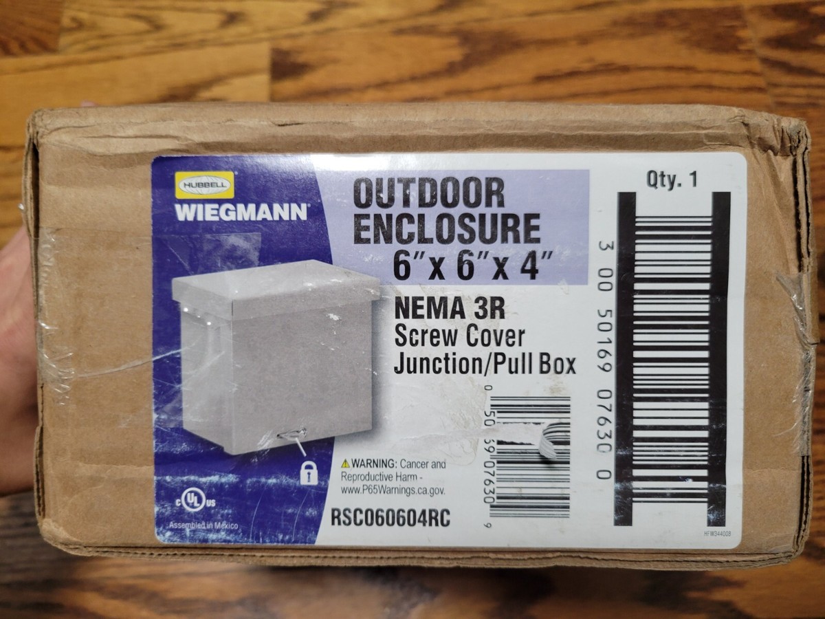 Wiegmann Junction Boxes Hubbell Wiegmann JIC0403025 :: Junction Box,