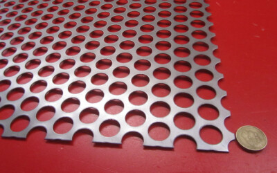 Perforated Staggered Steel Sheet .060" Thick x 24" x 24", .750" Hole ...