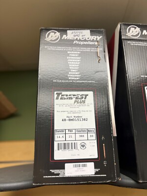 Tempest Plus (14.6 x 21") MERCURY RH Propeller, 48-8M0151382 | eBay